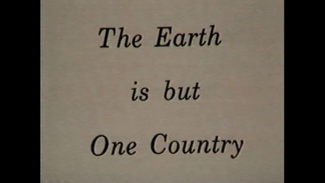 73 - The Earth is One But One Country. 30Min - Web Channel 9